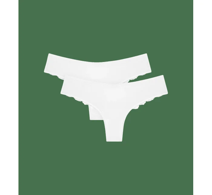 Lovely Micro Brazilian String 2P - WHITE - TRIUMPH WHITE - TRIUMPH - Luxusní prádlo.cz